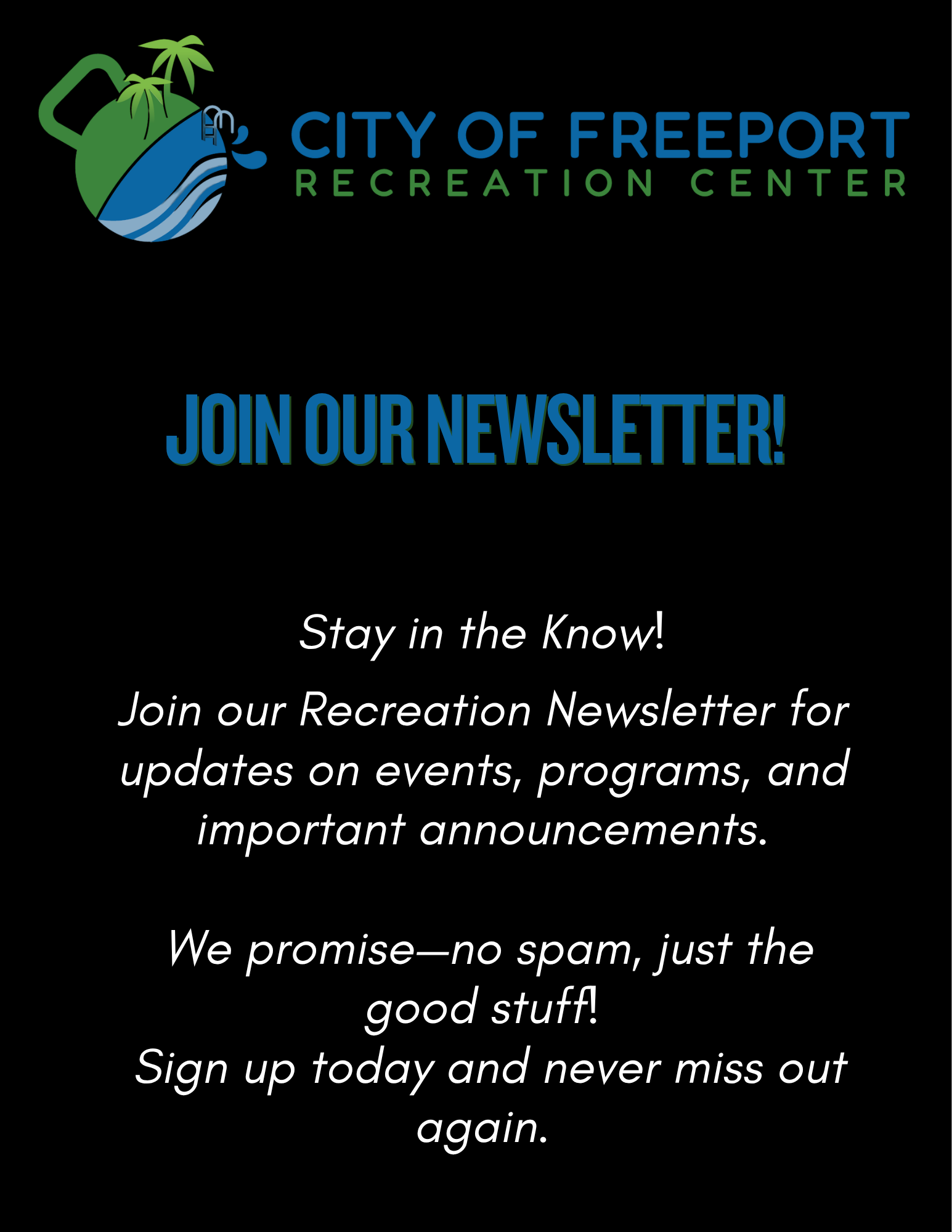 Recreation Center | City of Freeport, TX